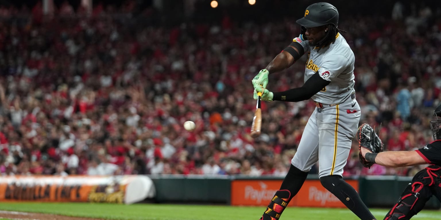 Oneil Cruz's adjustments against left-handed pitching