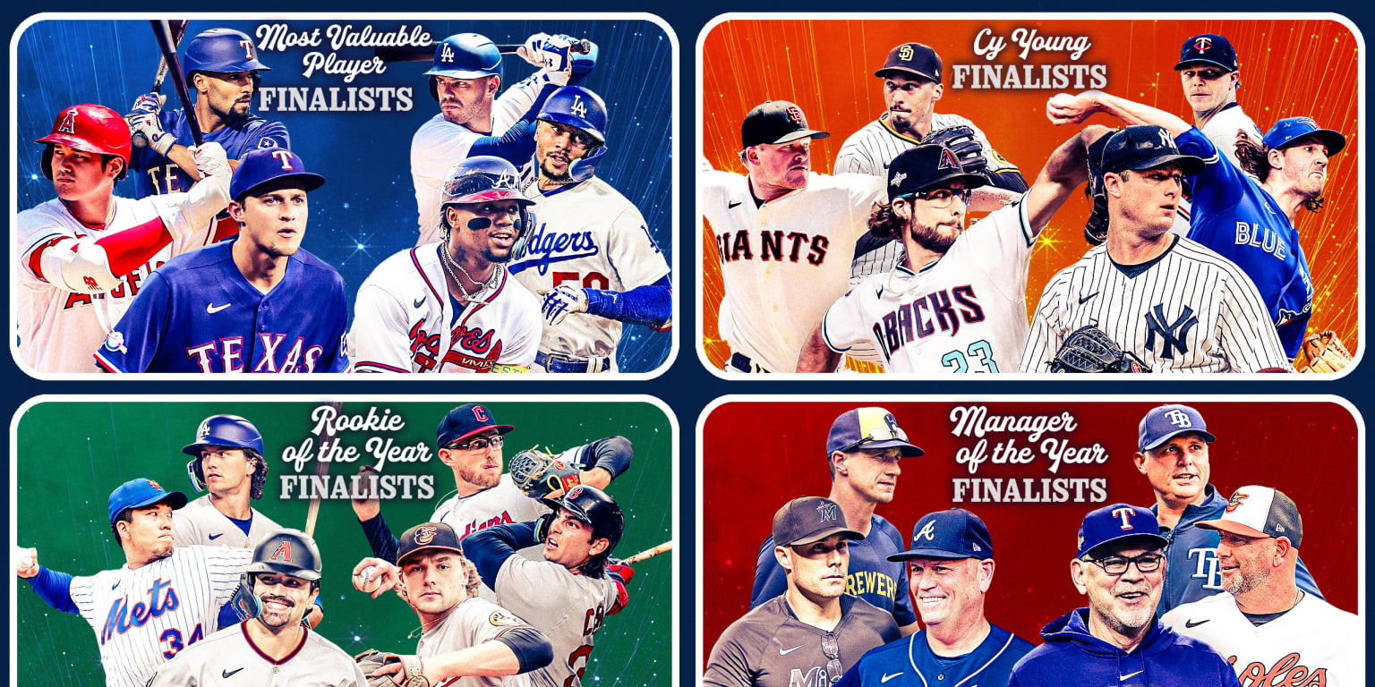 2023 BBWAA Awards finalists: MVP, Cy Young, and more
