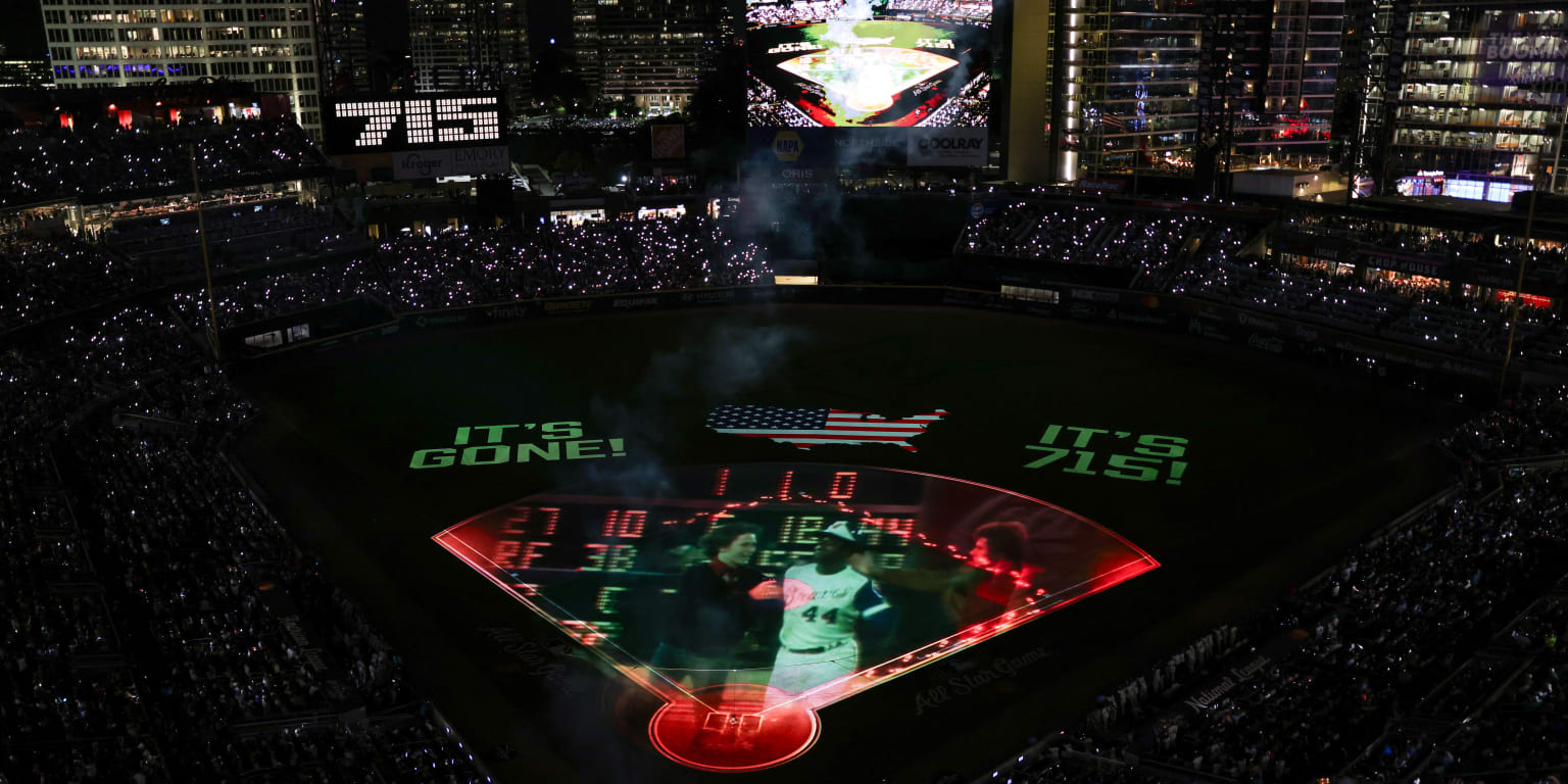 All-Star tribute to Hank Aaron's 715th home run