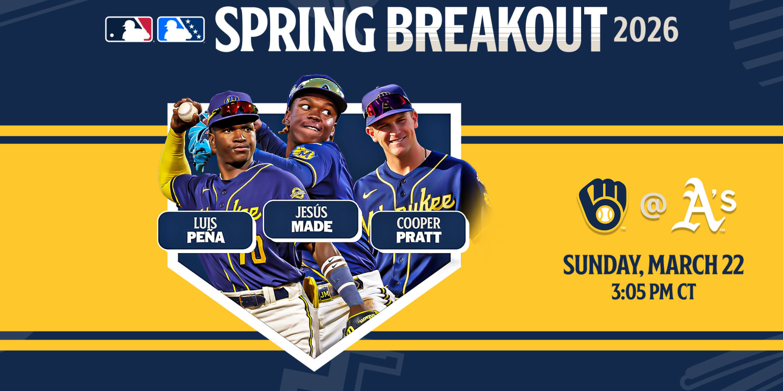 Brewers Spring Breakout roster 2026