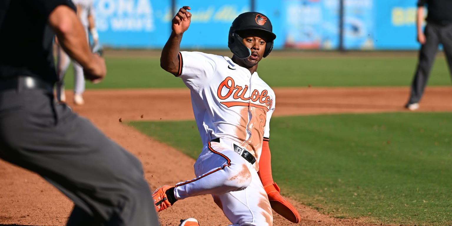 Orioles prospect Enrique Bradfield Jr. showing off speed in Fall League