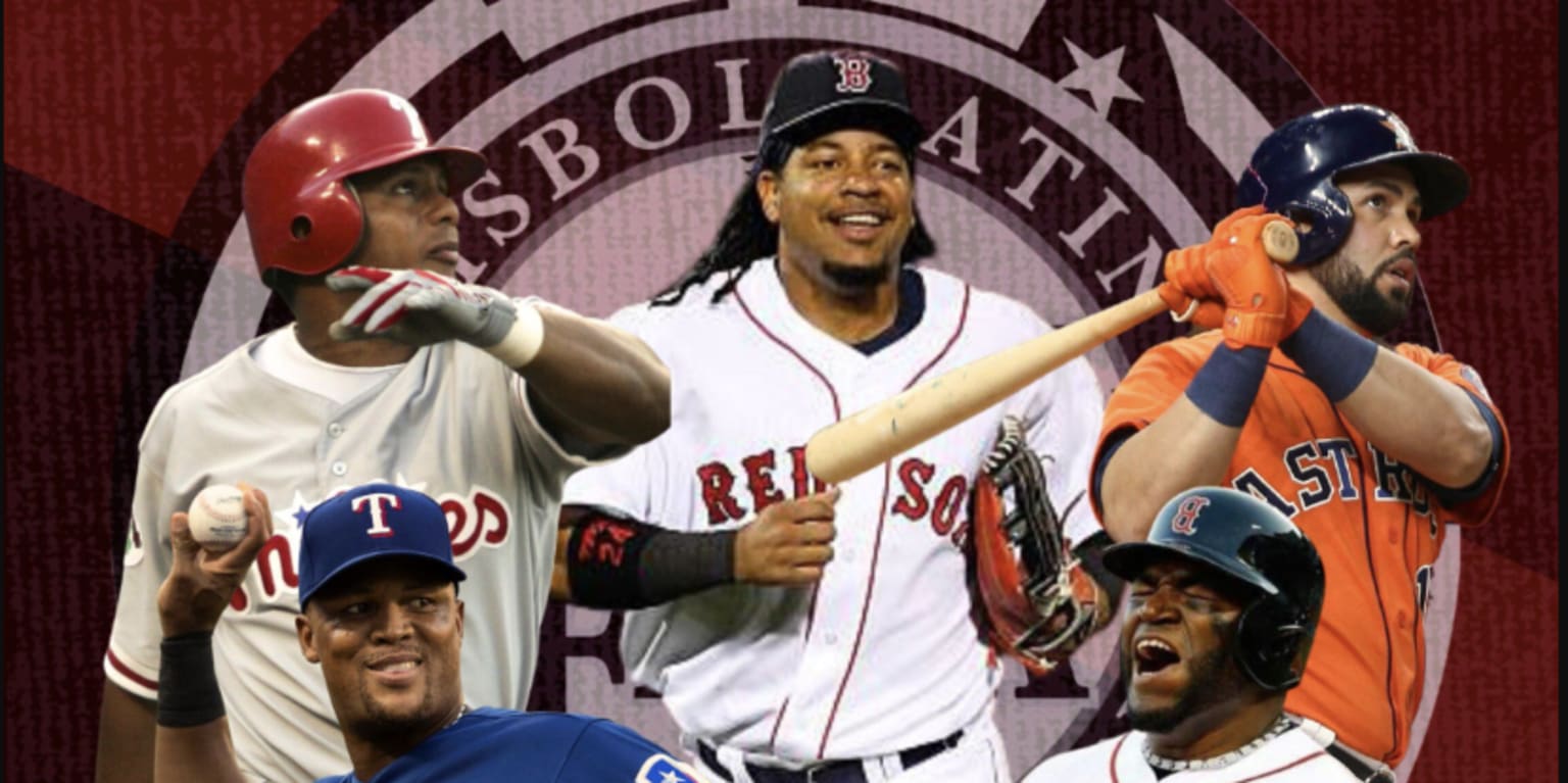 David Ortiz, Adrián Beltré, Manny Ramírez, Carlos Beltrán y Bob Abreu ...