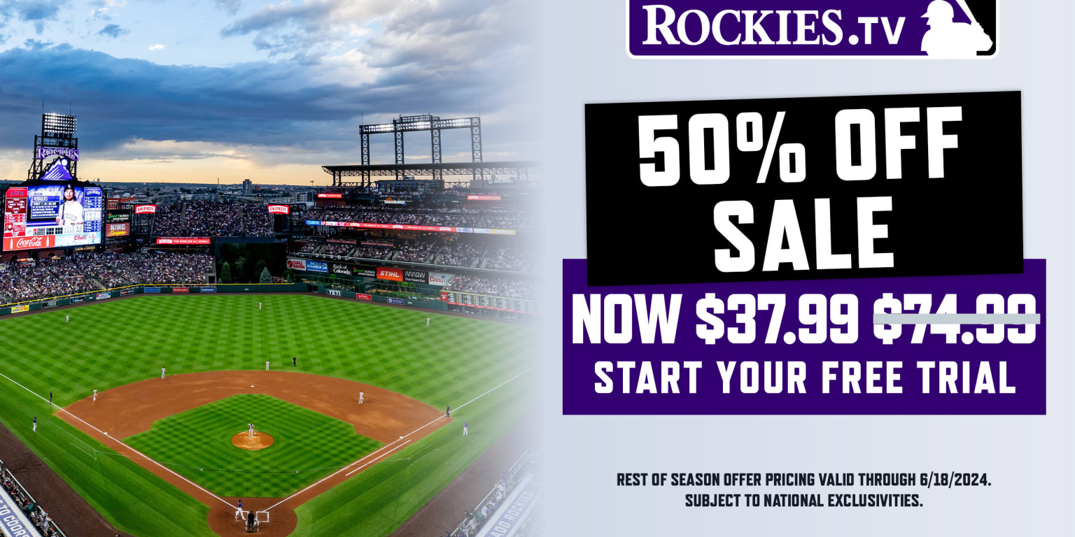 Rockies MLB.TV 2024 half-price sale