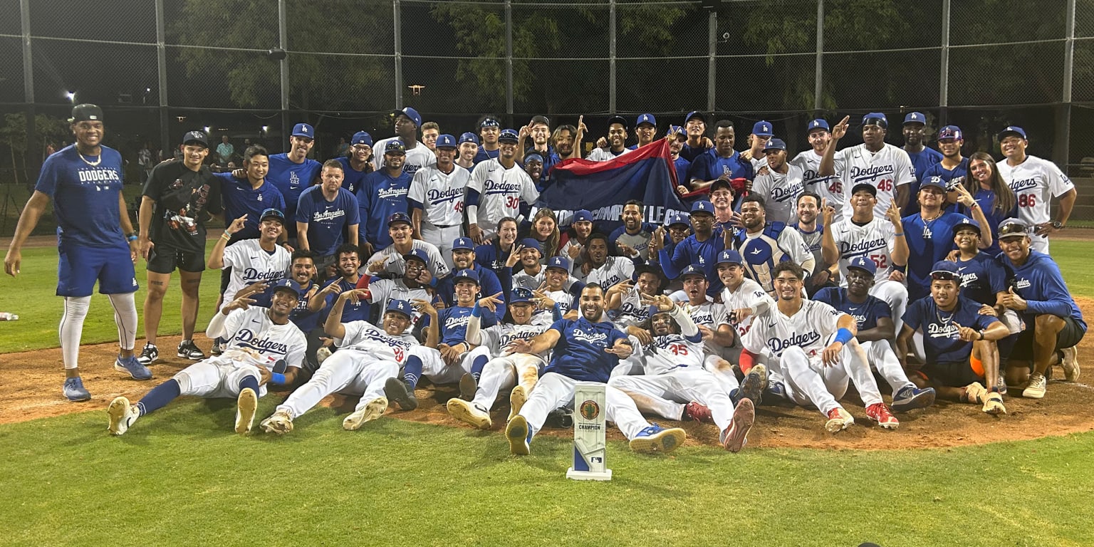 Rookie-level Dodgers win 2024 Arizona Complex League crown