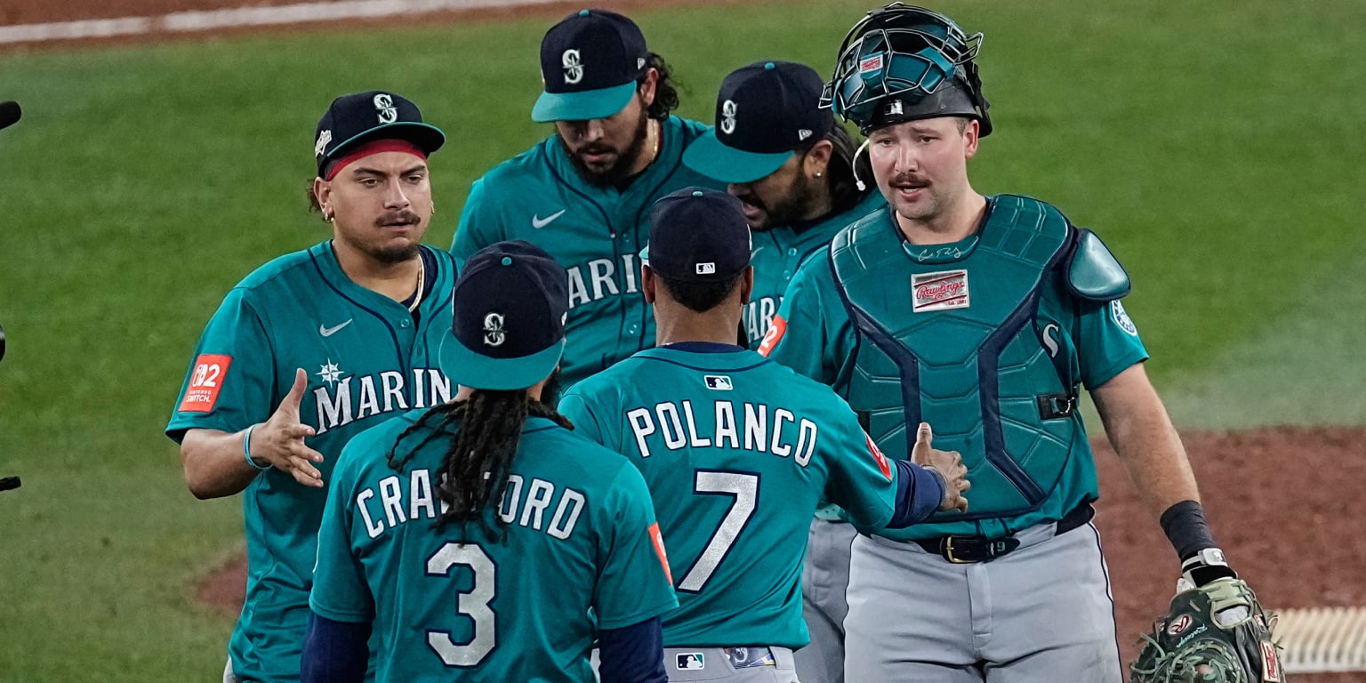 Jorge Polanco, Cal Raleigh star in Mariners' ALCS Game 1 win