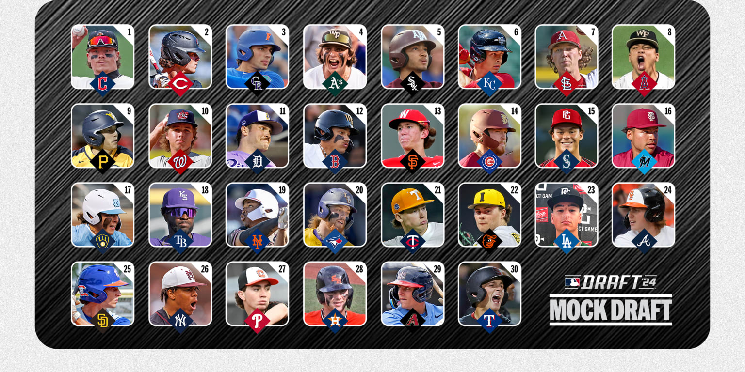 MLB Pipeline 2024 mock draft mid-May