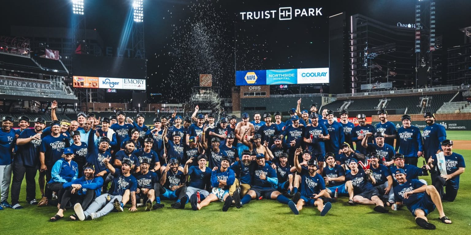 Royals' 2024 postseason clinch celebration