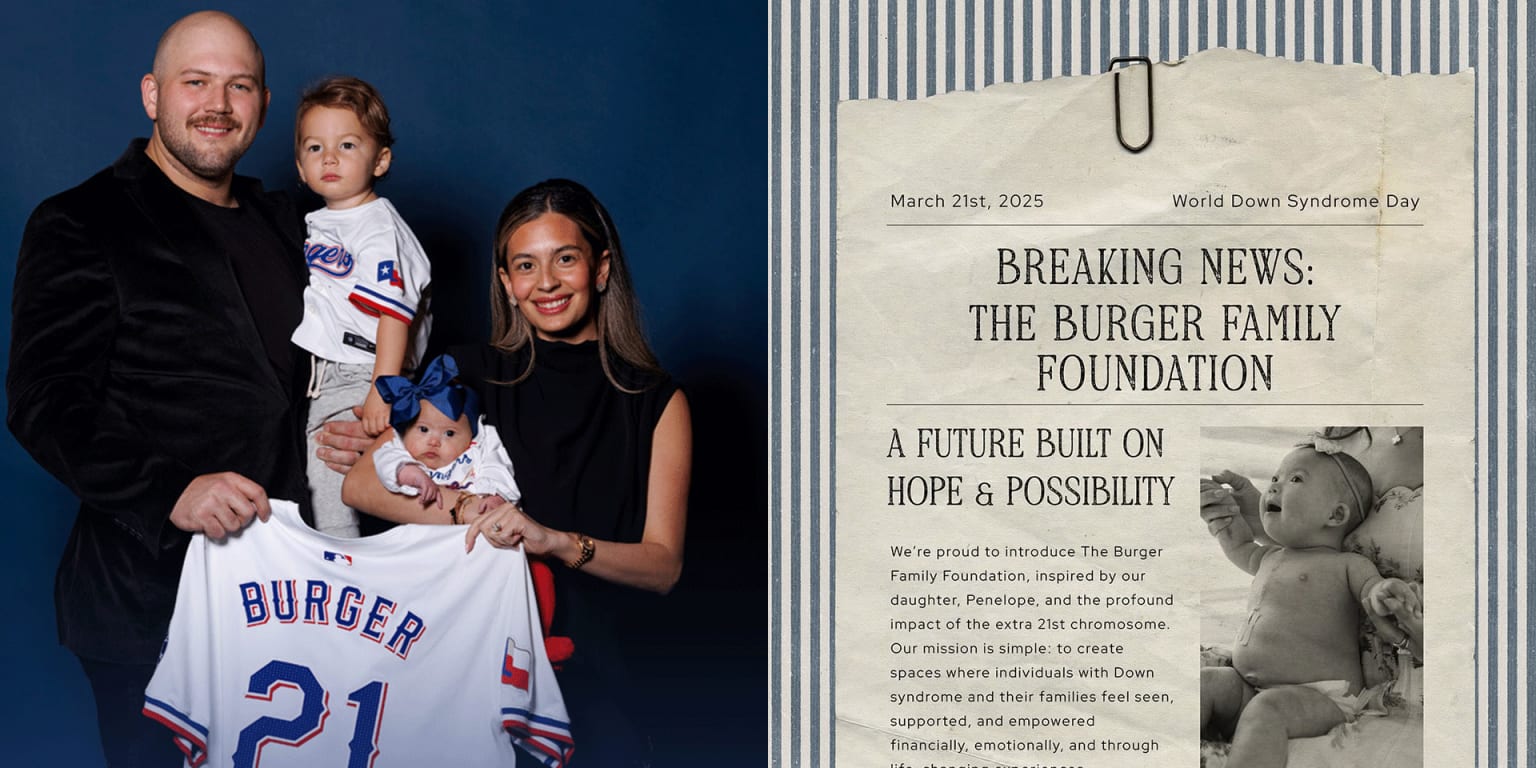 Jake Burger, wife start Burger Family Foundation for Down syndrome