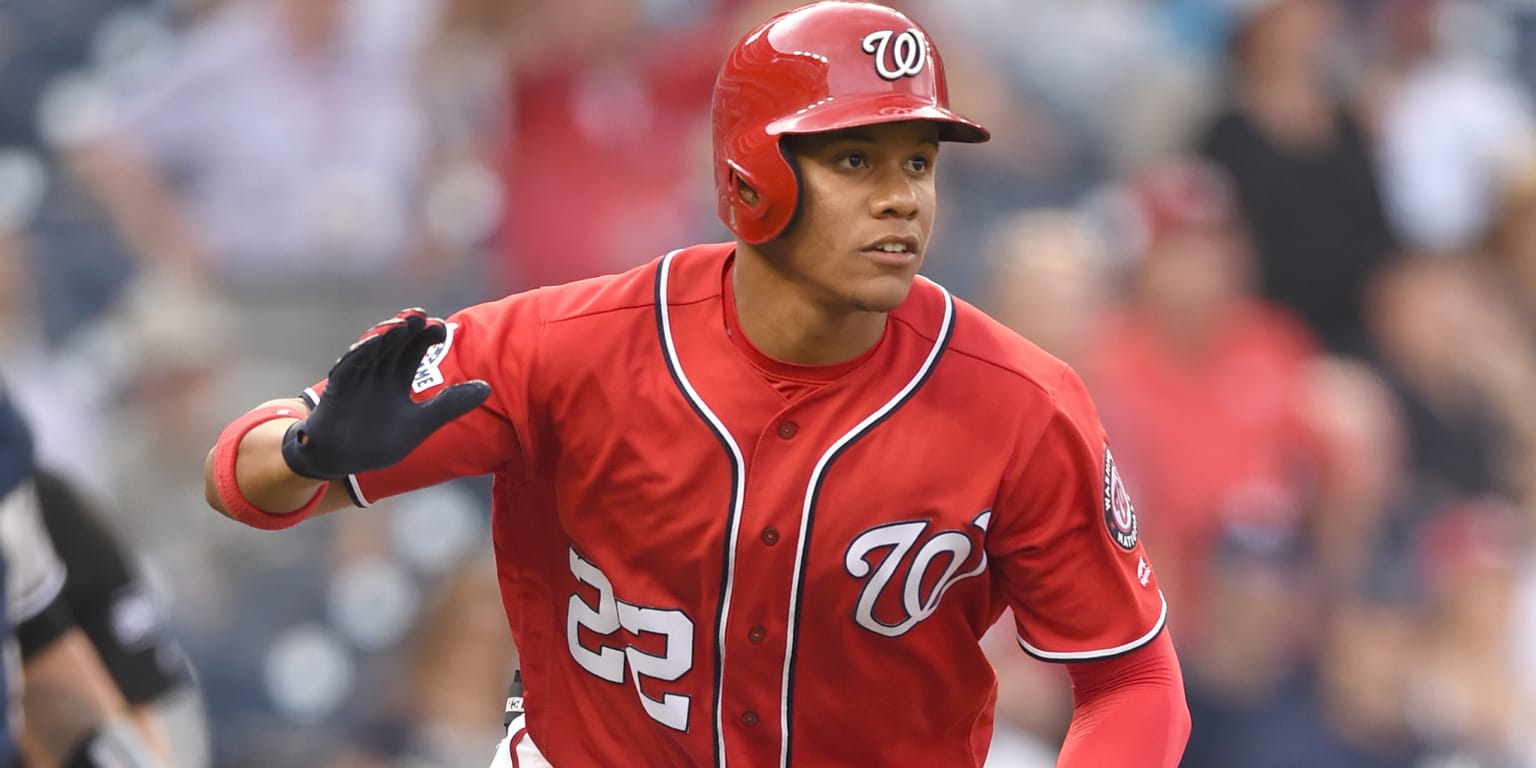 Juan Soto hits home run before MLB debut