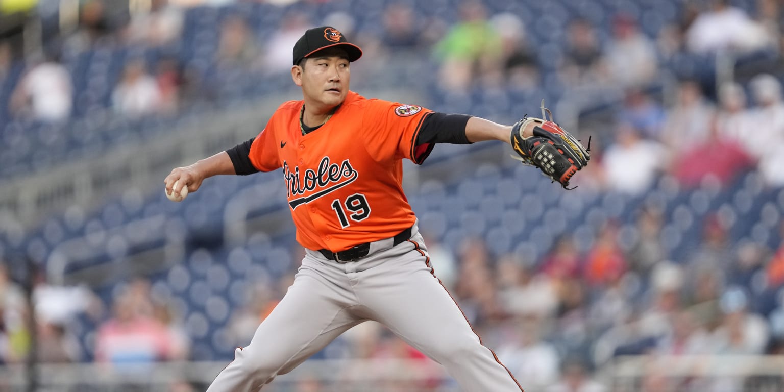 Tomoyuki Sugano pitches 7 innings Orioles loss to Nationals