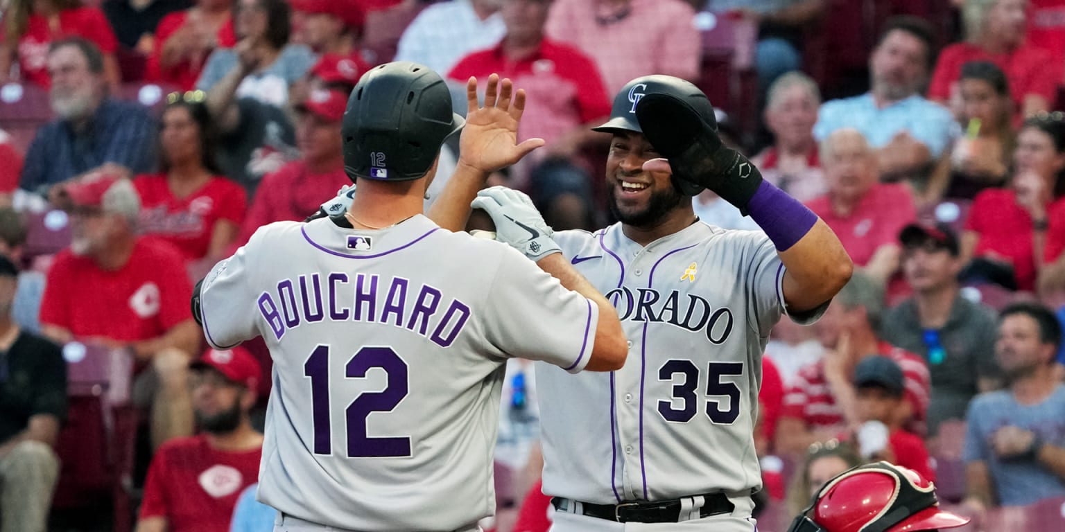 Sean Bouchard hits 1st career home run against Reds