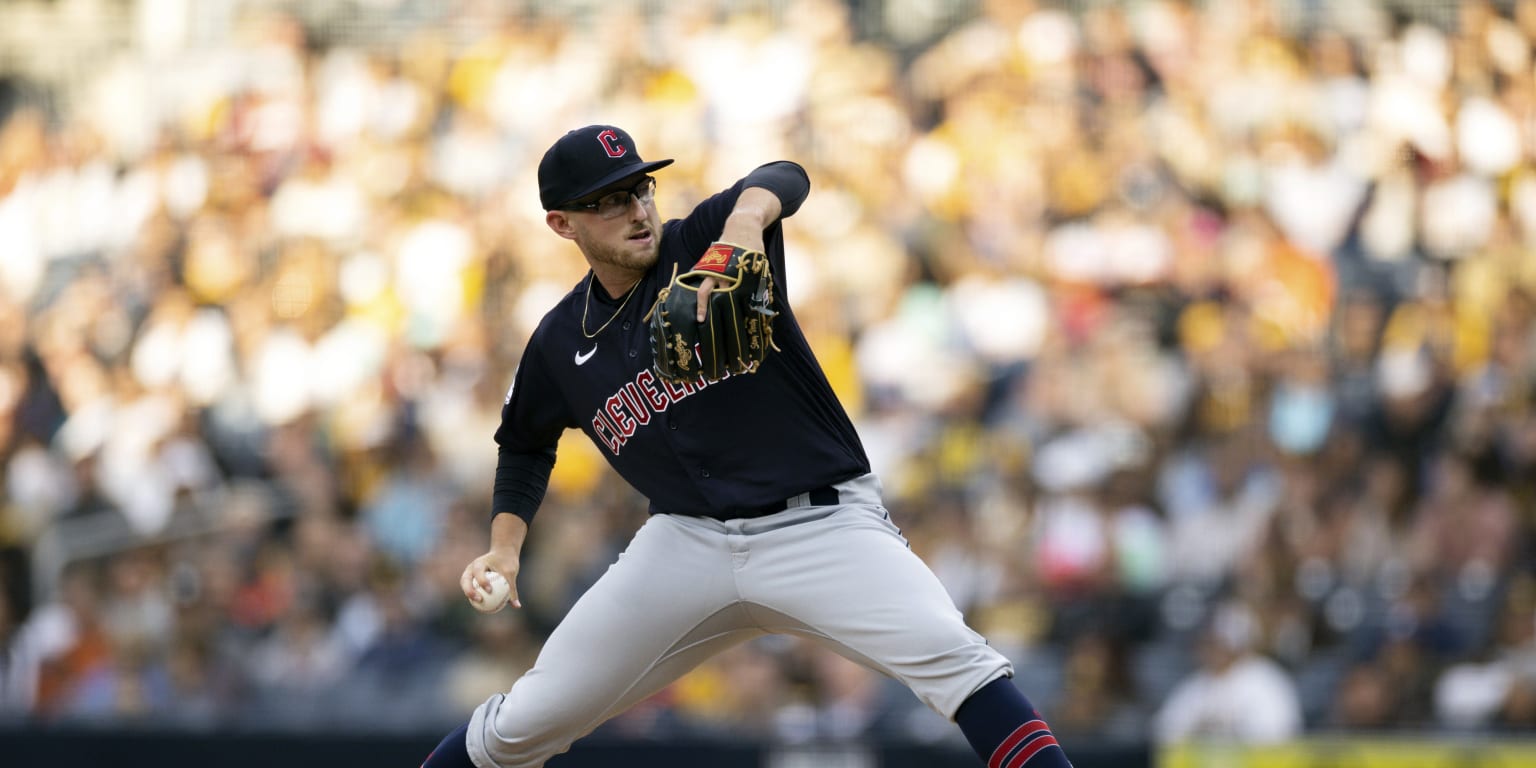 Tanner Bibee allows six runs in Guardians' loss to Padres