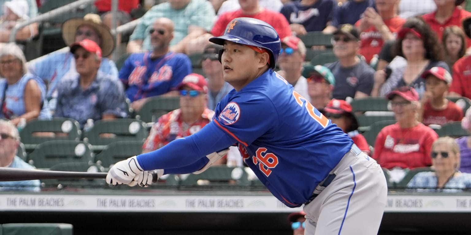 Ji Man Choi looking to earn bench spot on Mets' roster