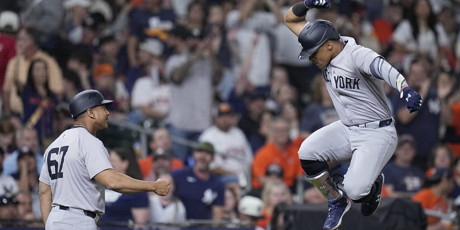 Juan Soto hits first home run with Yankees