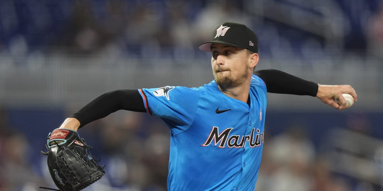 Braxton Garrett returns from injury, strikes out eight