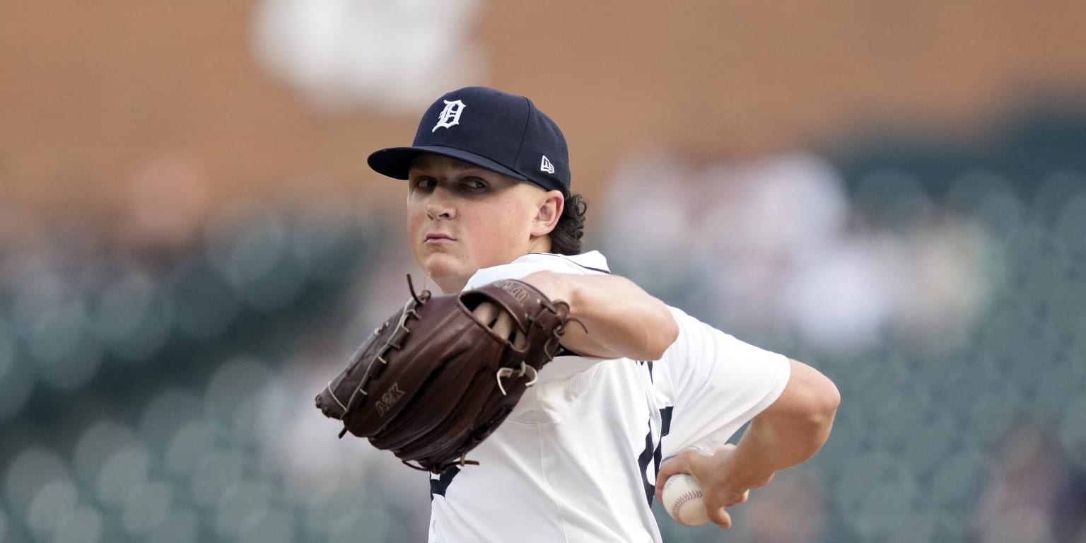 Reese Olson pitches 8 scoreless innings in Tigers' loss
