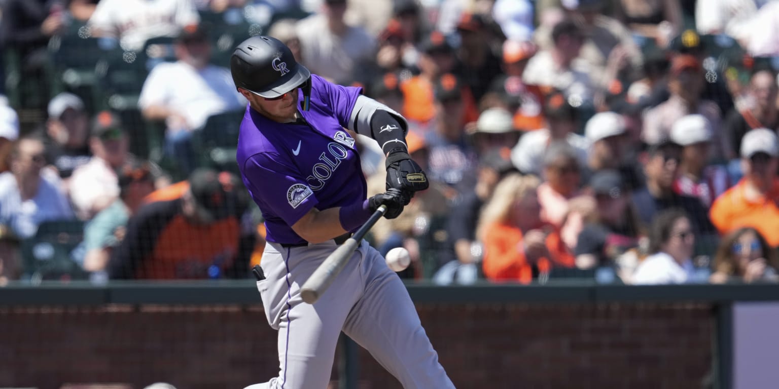 Hunter Goodman gets 1st start at catcher, has 2 hits