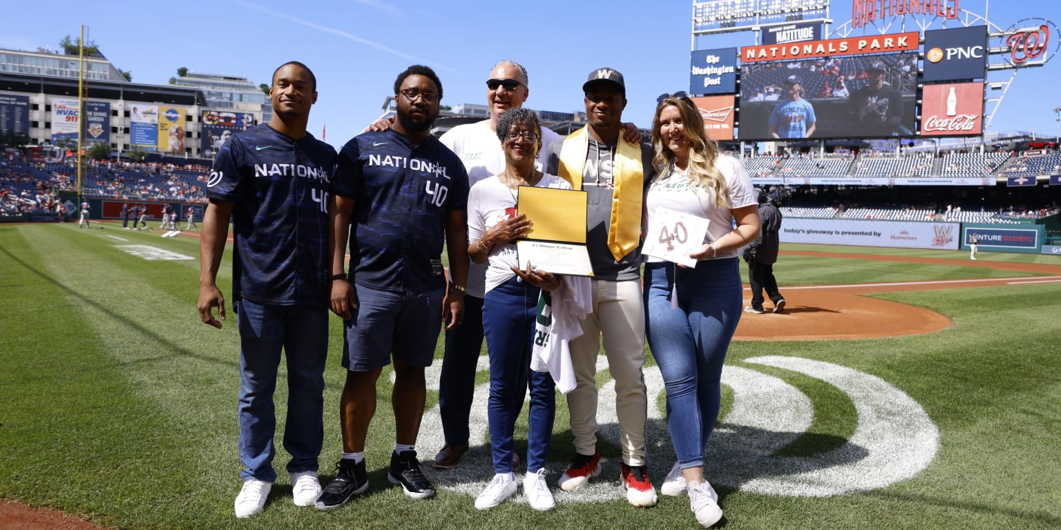 Josiah Gray surprised with graduation ceremony at Nationals Park