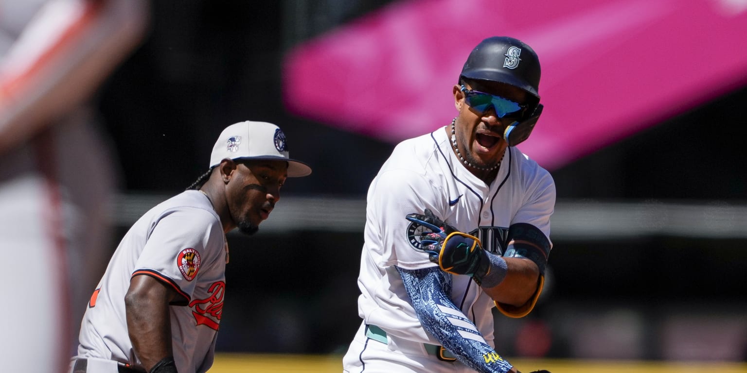 Julio Rodríguez's big offensive day leads Mariners in win over Orioles