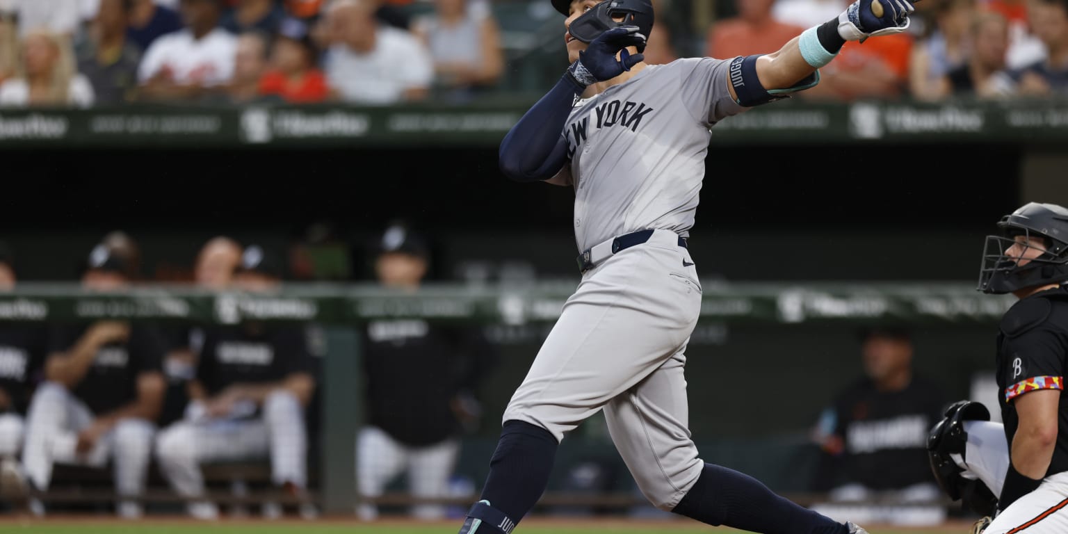 Aaron Judge ties Yankees record for homers before All-Star break