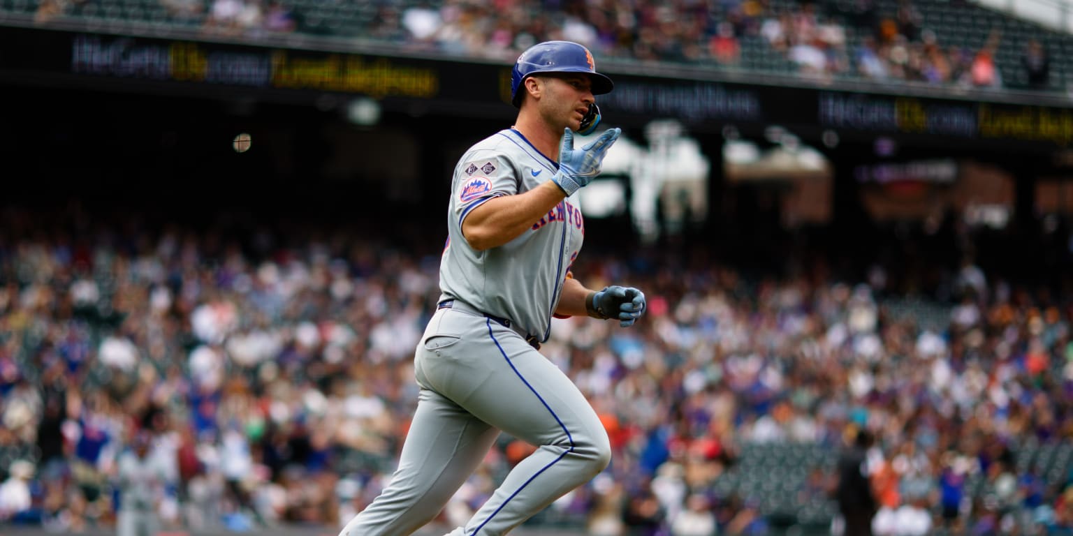 Pete Alonso hits 2 homers as Mets roll in finale vs. Rockies