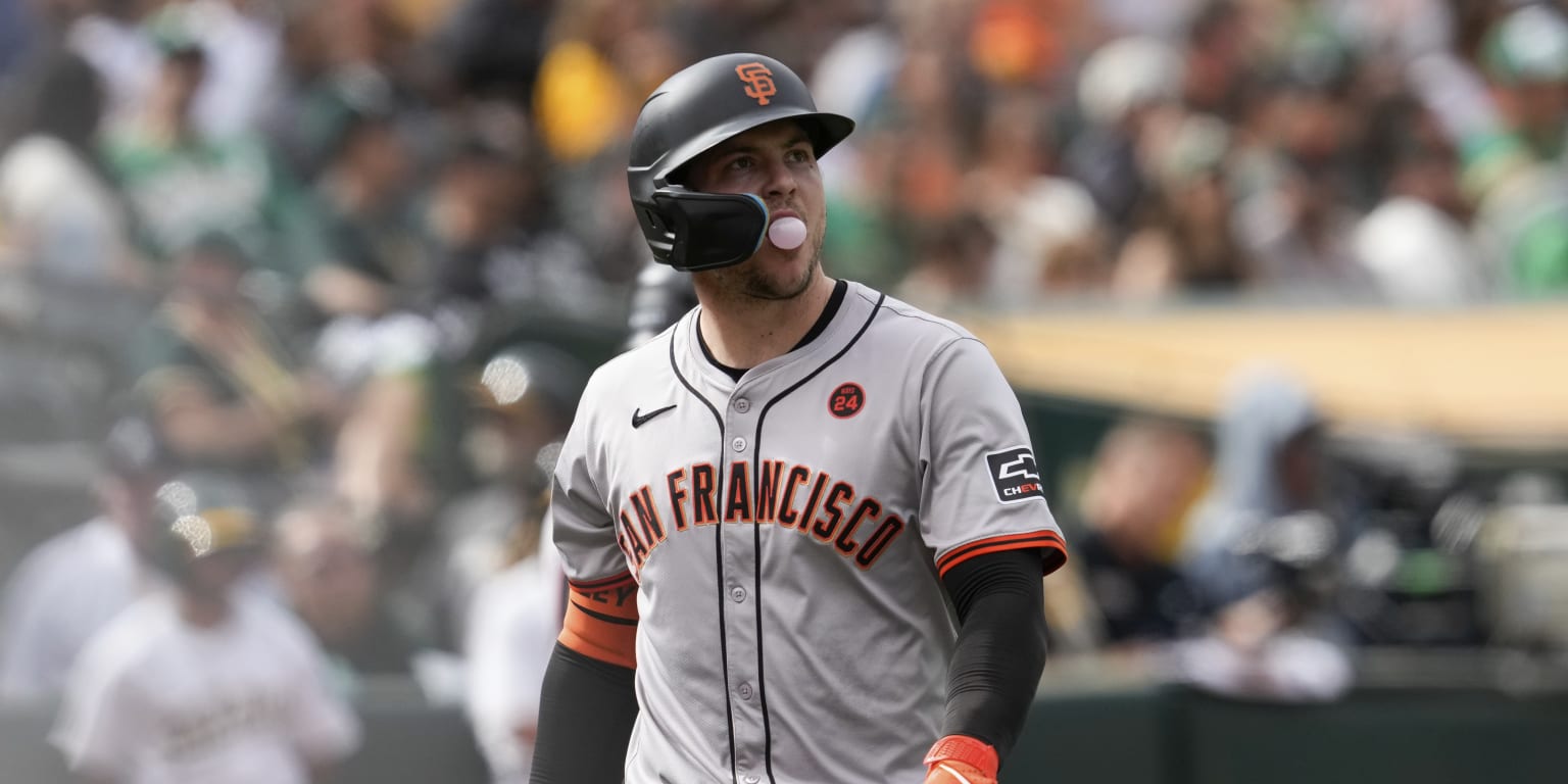 Patrick Bailey to injured list with oblique injury