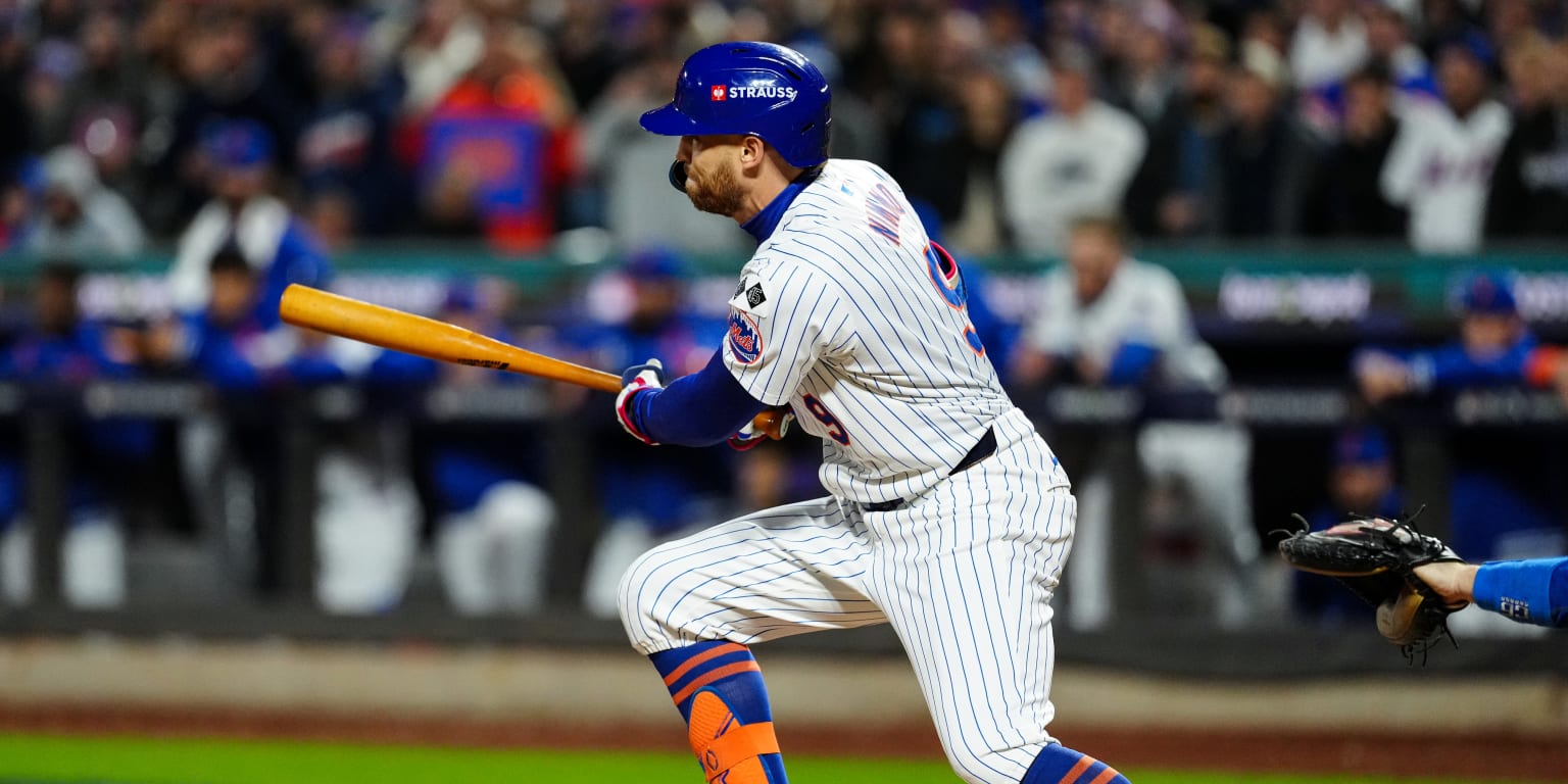 Brandon Nimmo plays through pain in NLCS Game 4