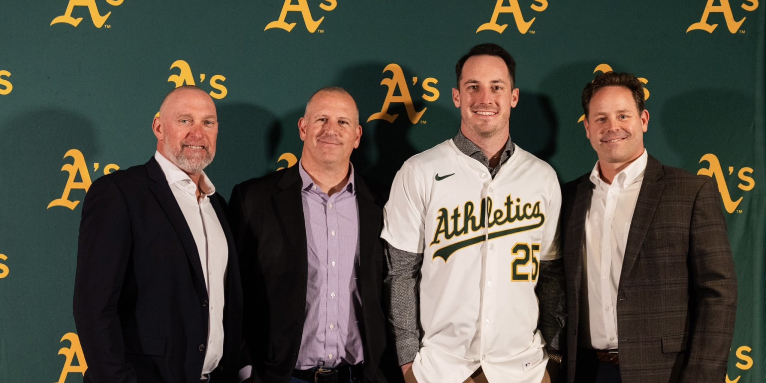 Brent Rooker excited about A's future in wake of extension