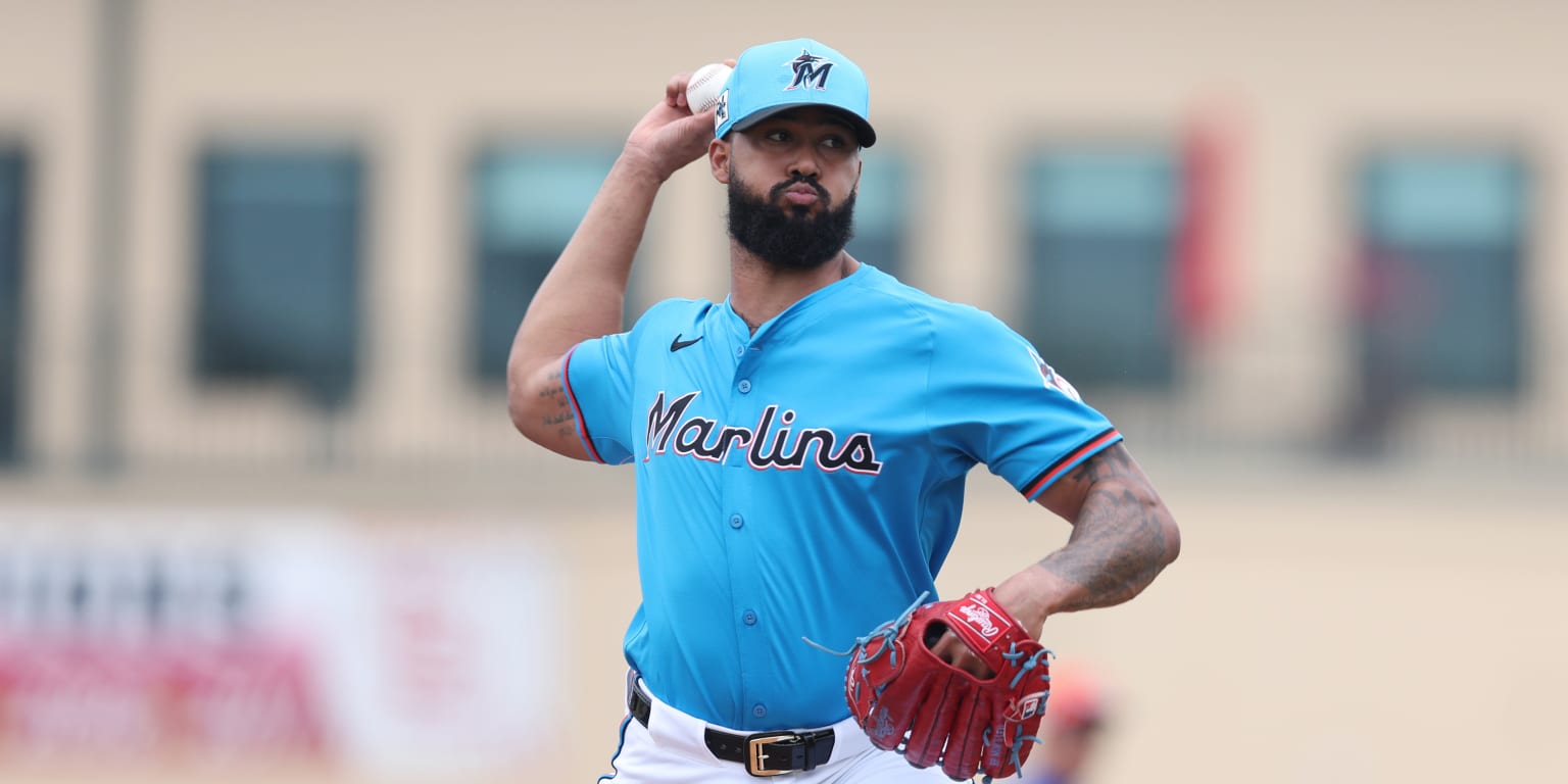 Sandy Alcantara touches 100 mph in Spring Training