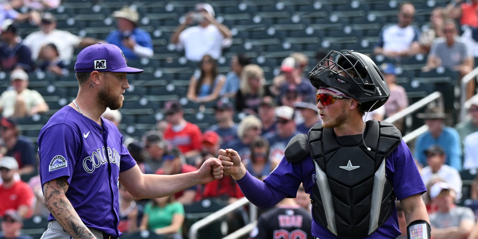 Hunter Goodman battling for Rockies catcher position
