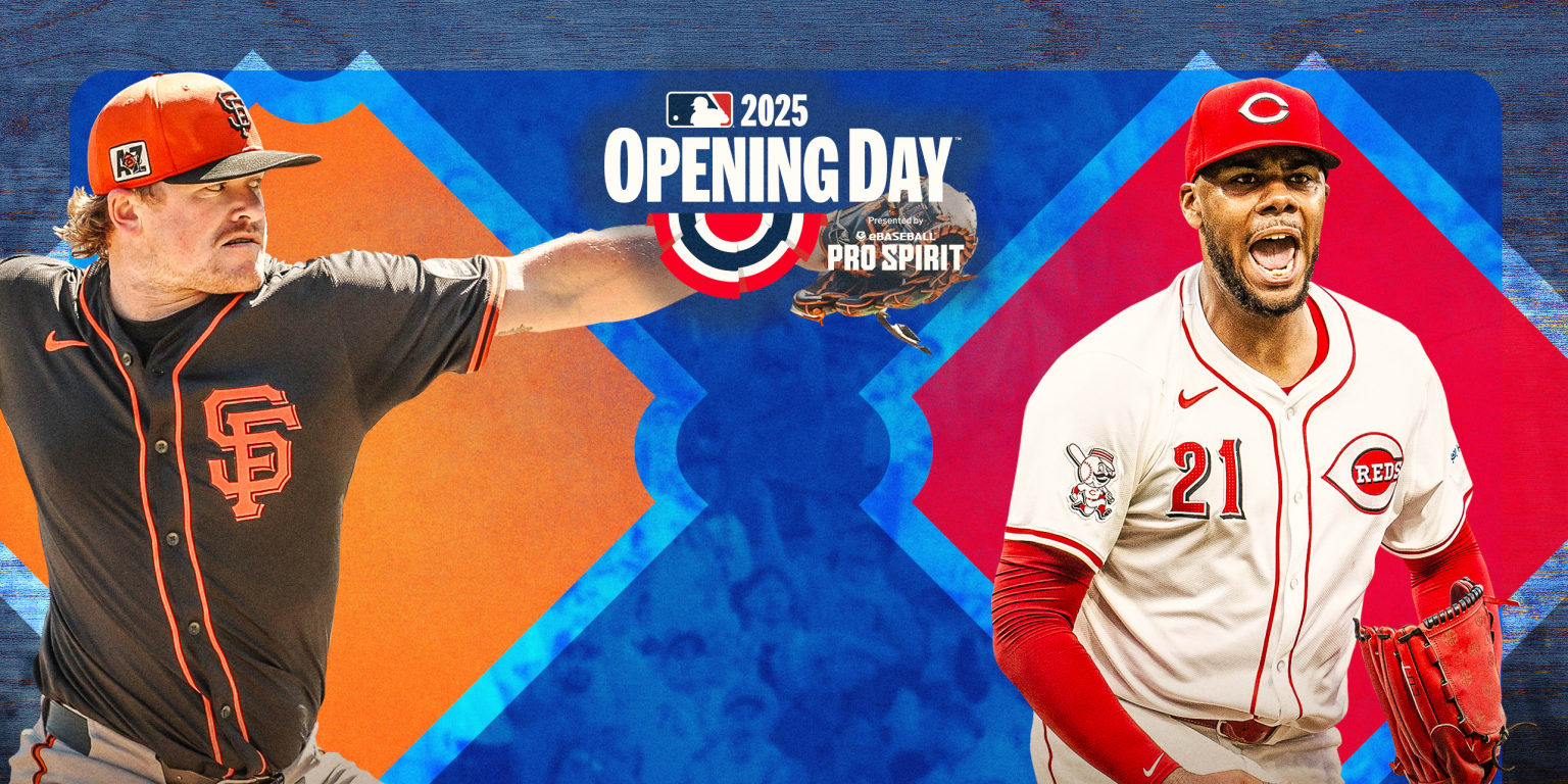 Giants, Reds 2025 Opening Day starting pitchers