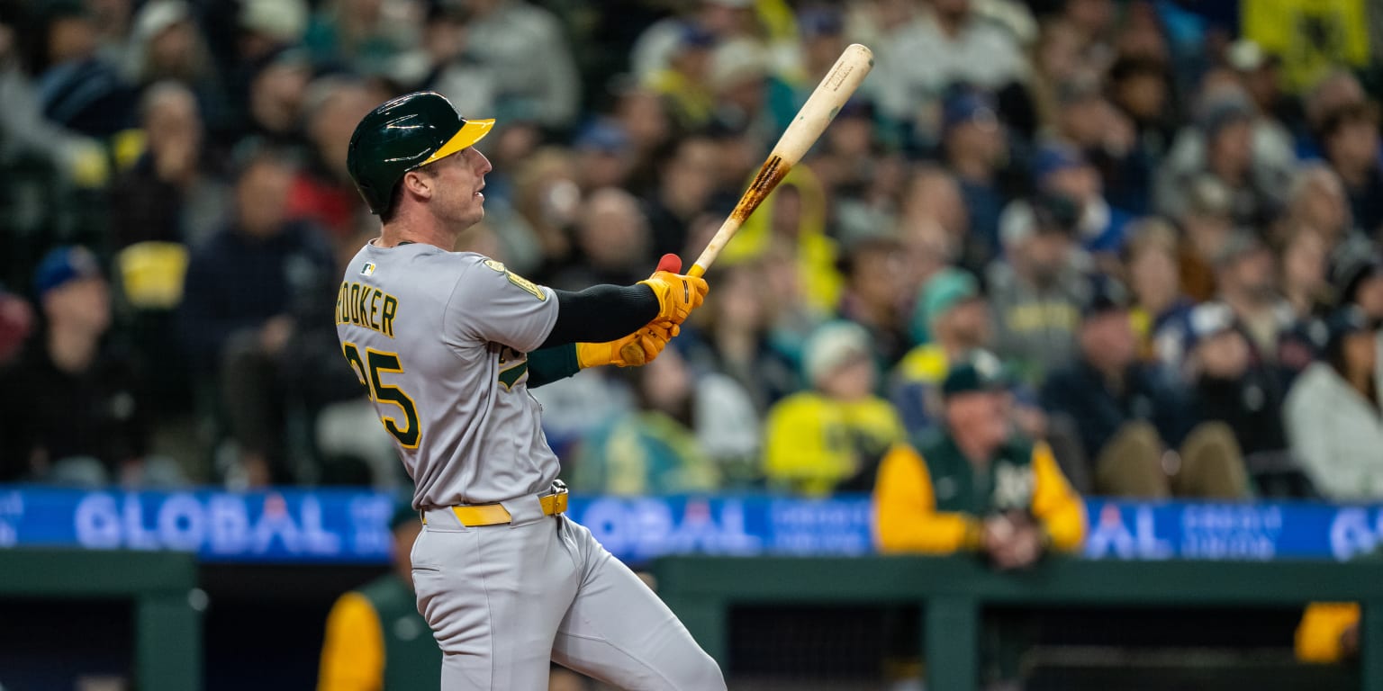 Brent Rooker hits 1st HR of 2025; A's win vs. Seattle