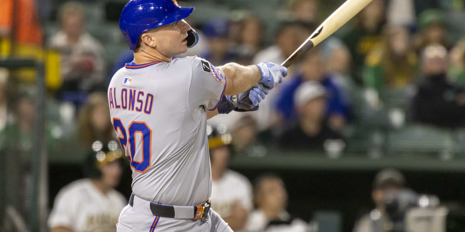 Pete Alonso leads Mets to win over Athletics in opener