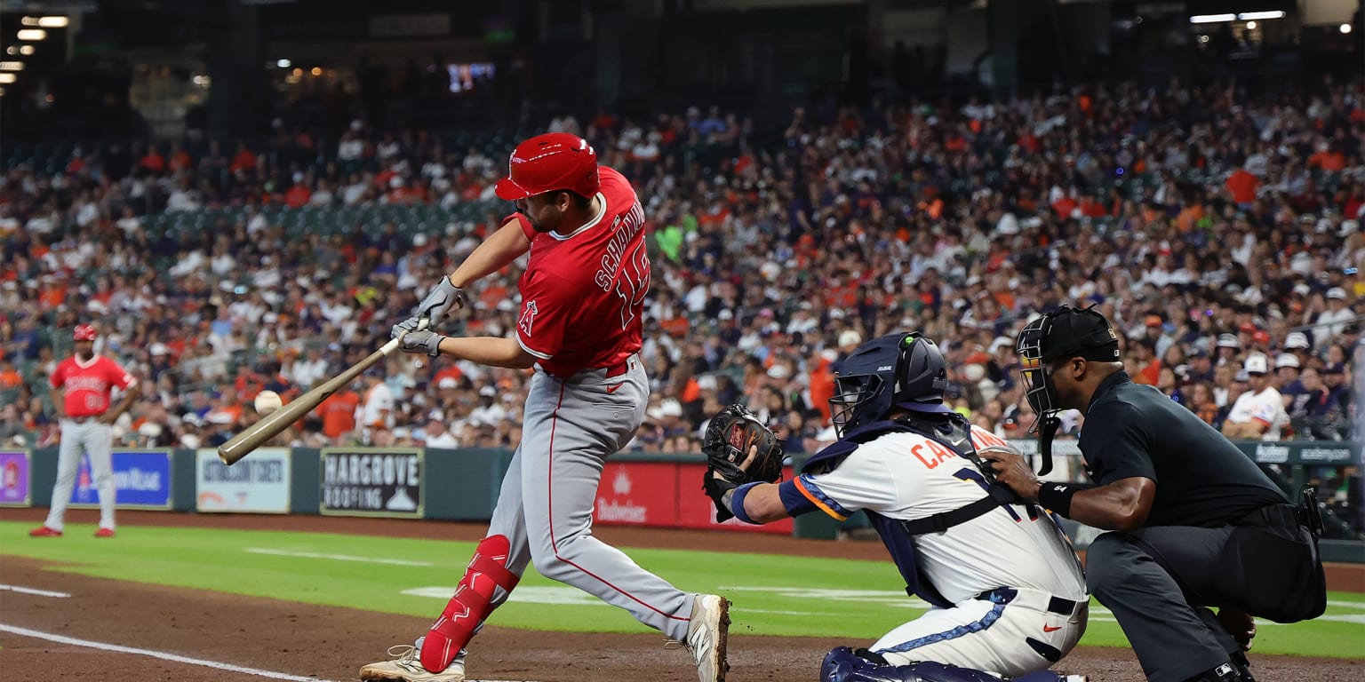 Nolan Schanuel improving bat speed in 2025 as Angels fall to Astros