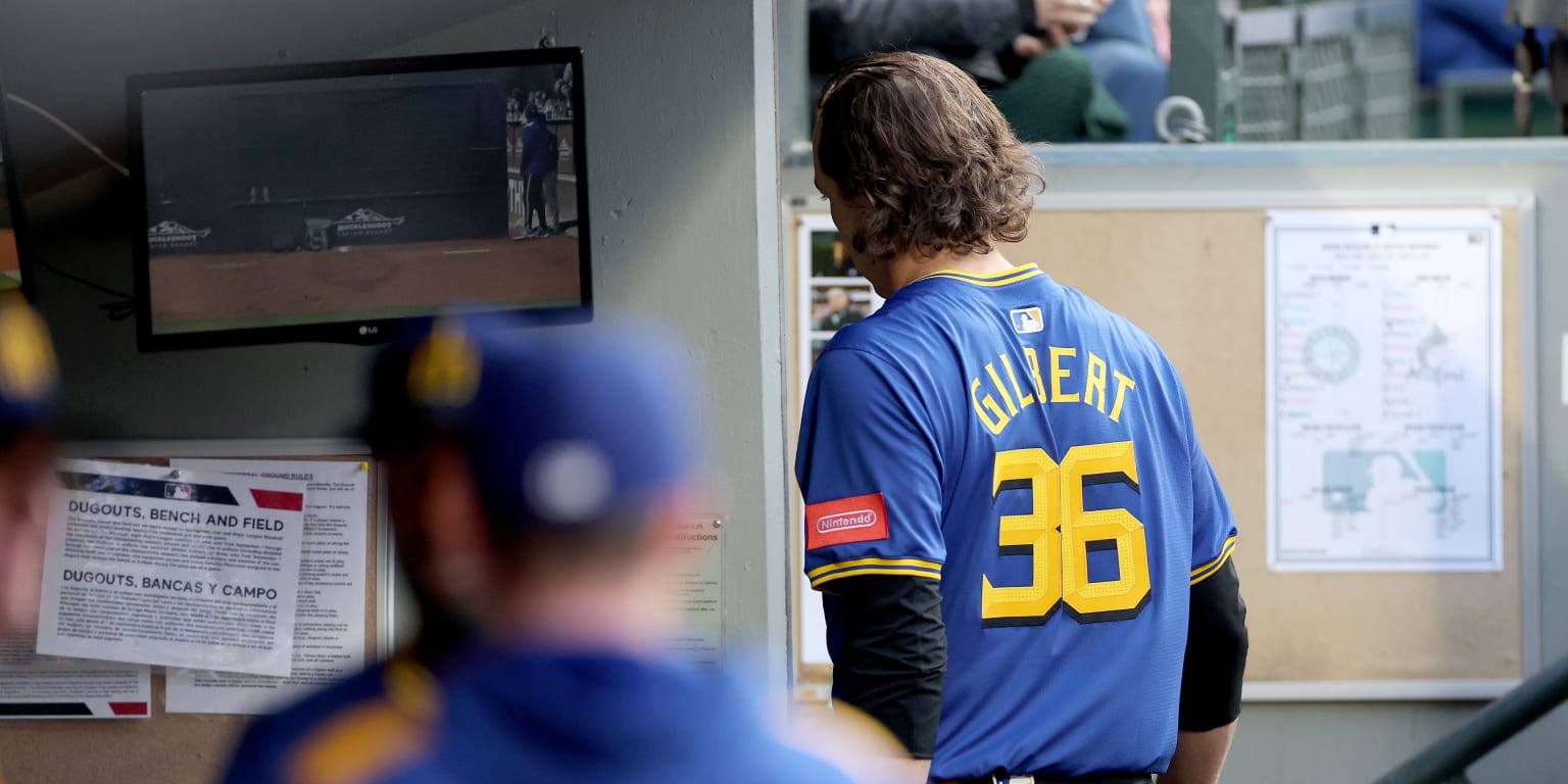 Logan Gilbert exits start with forearm tightness