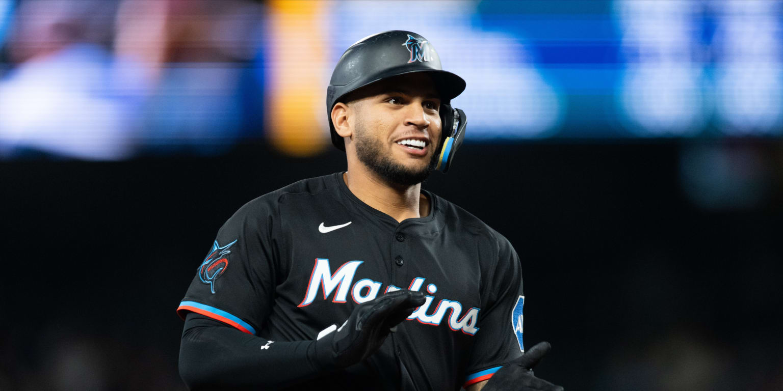 Agustín Ramírez hits first MLB home run in Marlins win
