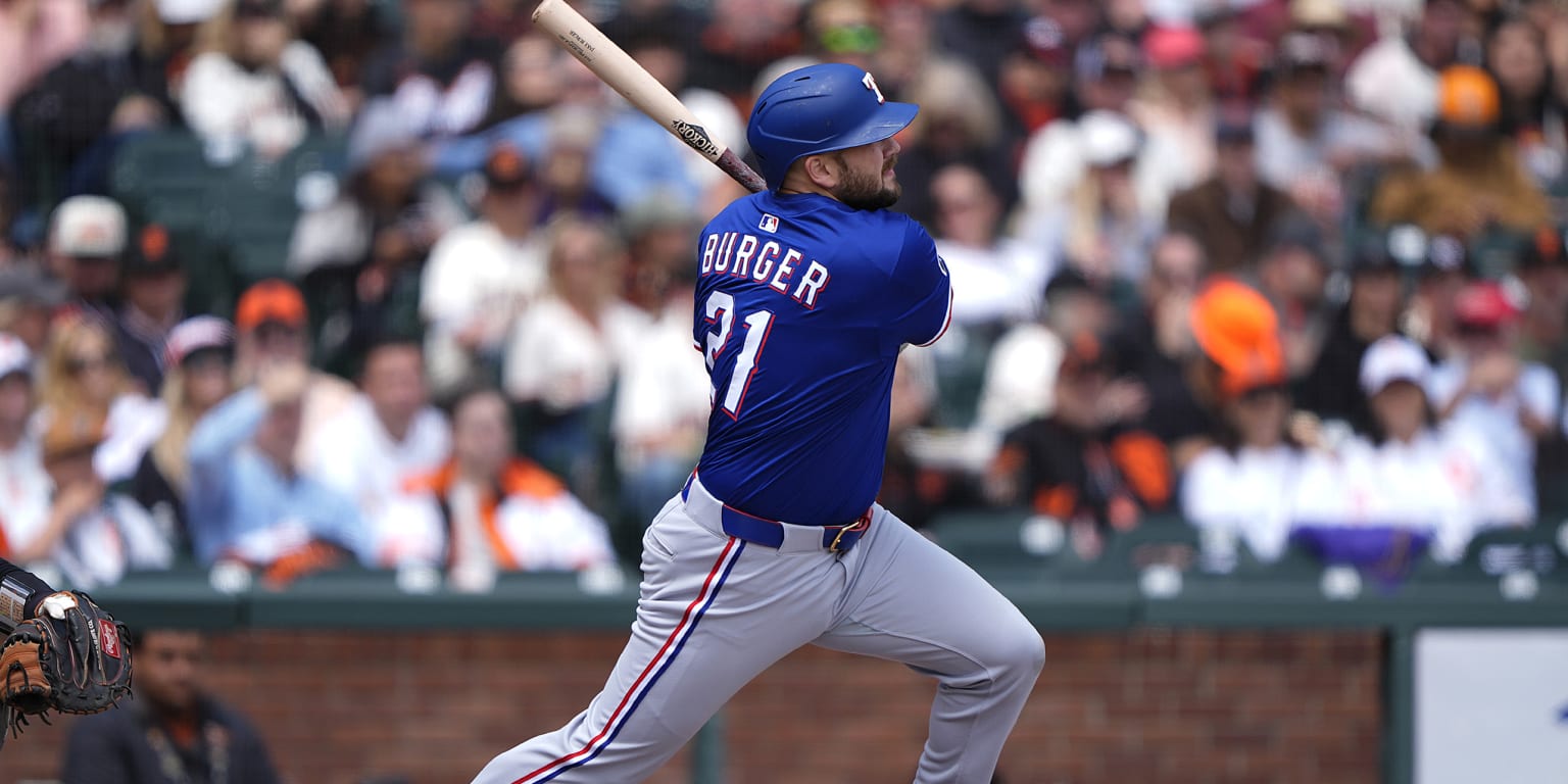 Rangers option Jake Burger to Triple-A Round Rock