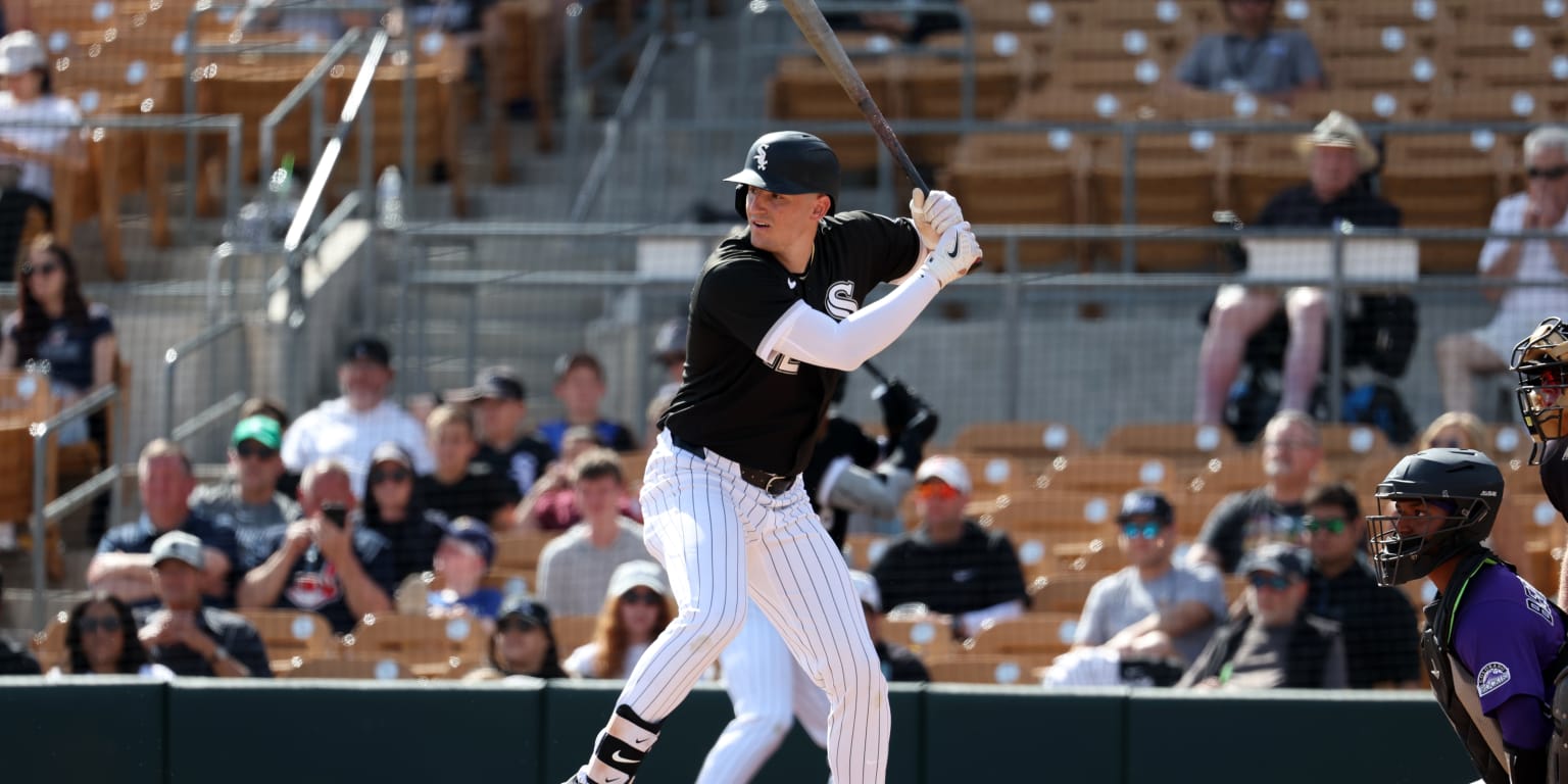 Colson Montgomery to White Sox Spring Training site for hitting work