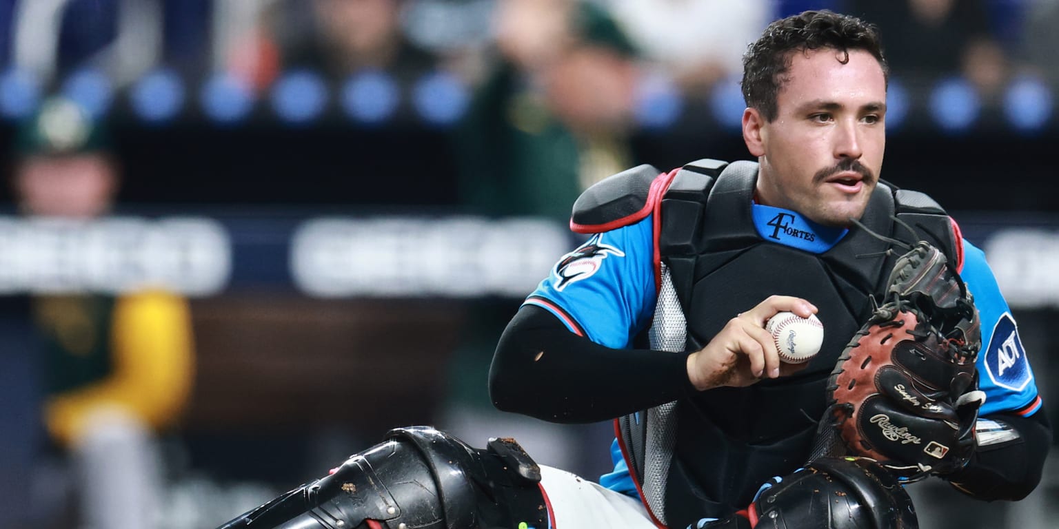 Nick Fortes joins Agustín Ramírez, Liam Hicks in Marlins' C mix