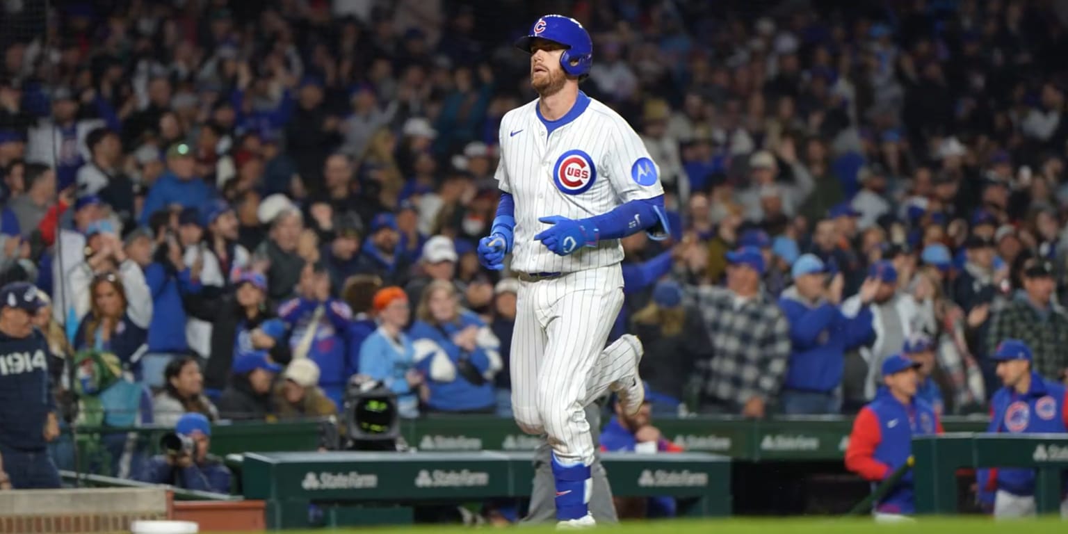 Carson Kelly hits homer in Cubs' win against Giants