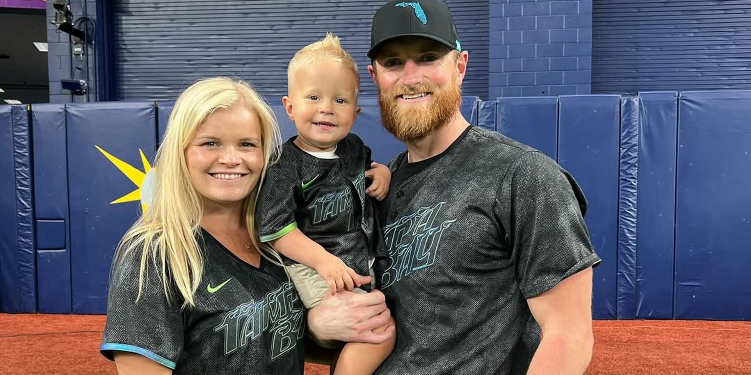 Drew Rasmussen thankful for wife Stevie on Mother's Day