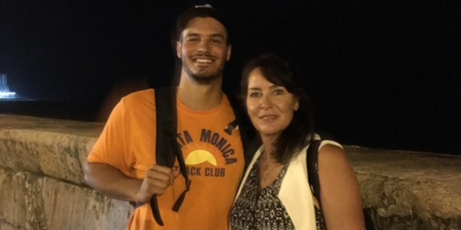 Nolan Arenado's mother, Millie, gave him his passion for baseball
