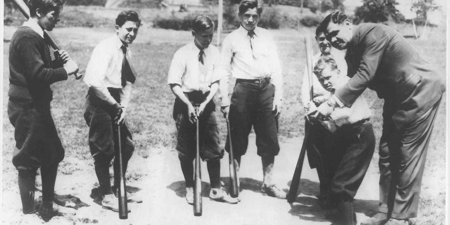 Babe Ruth visits orphanage after boys save a train