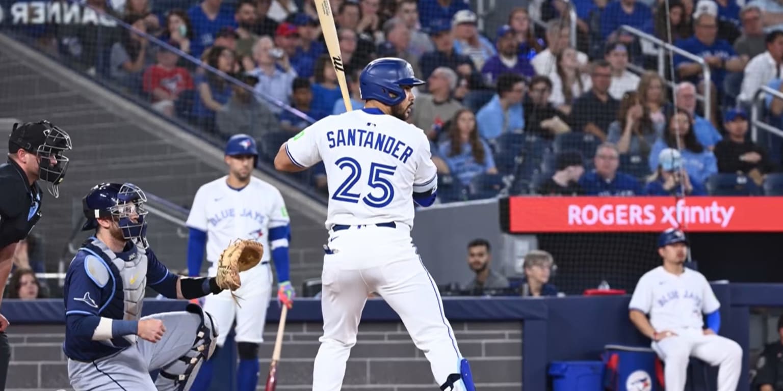 Anthony Santander returns to Blue Jays lineup