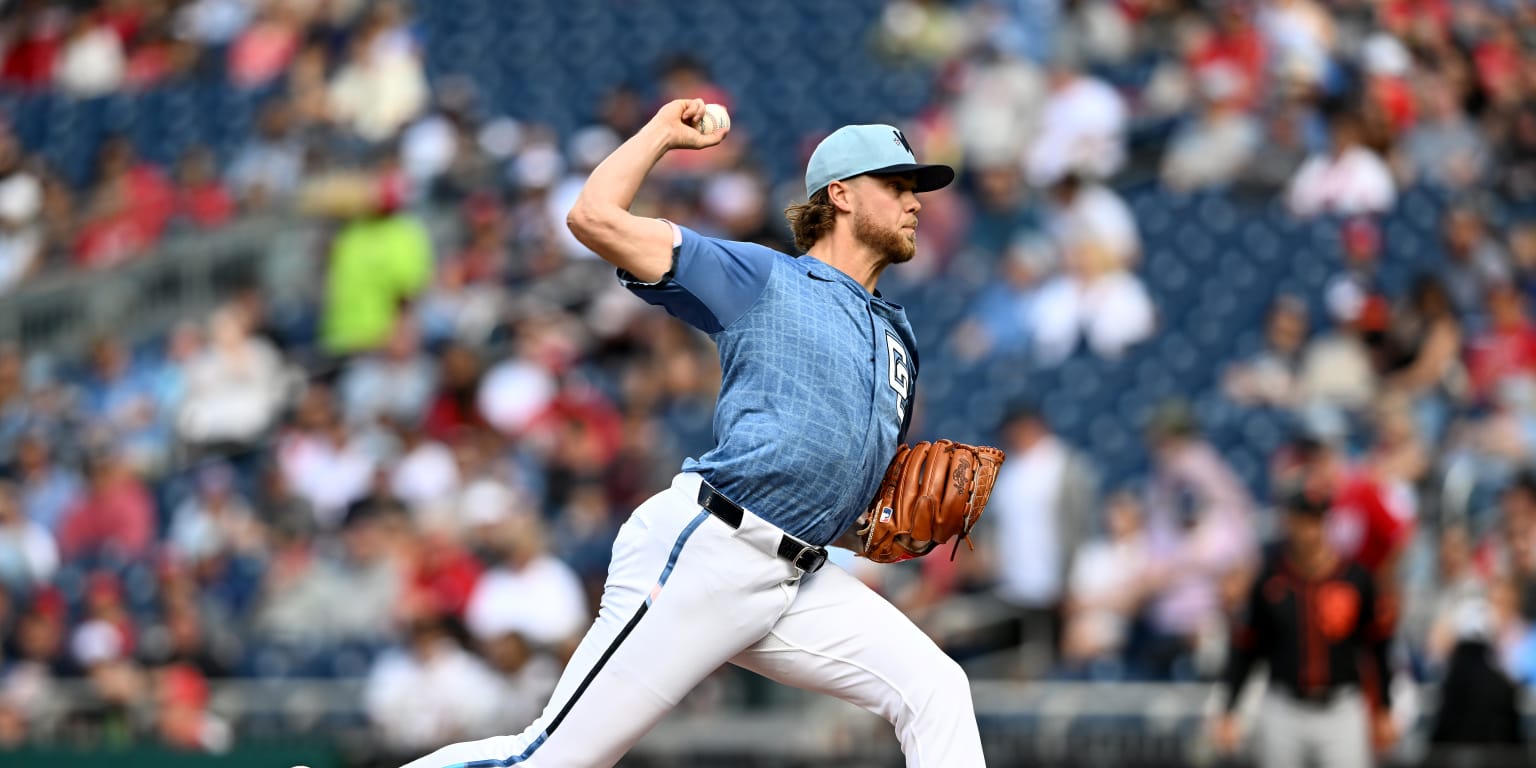 Jake Irvin throws 8 scoreless innings as Nationals win vs. Giants