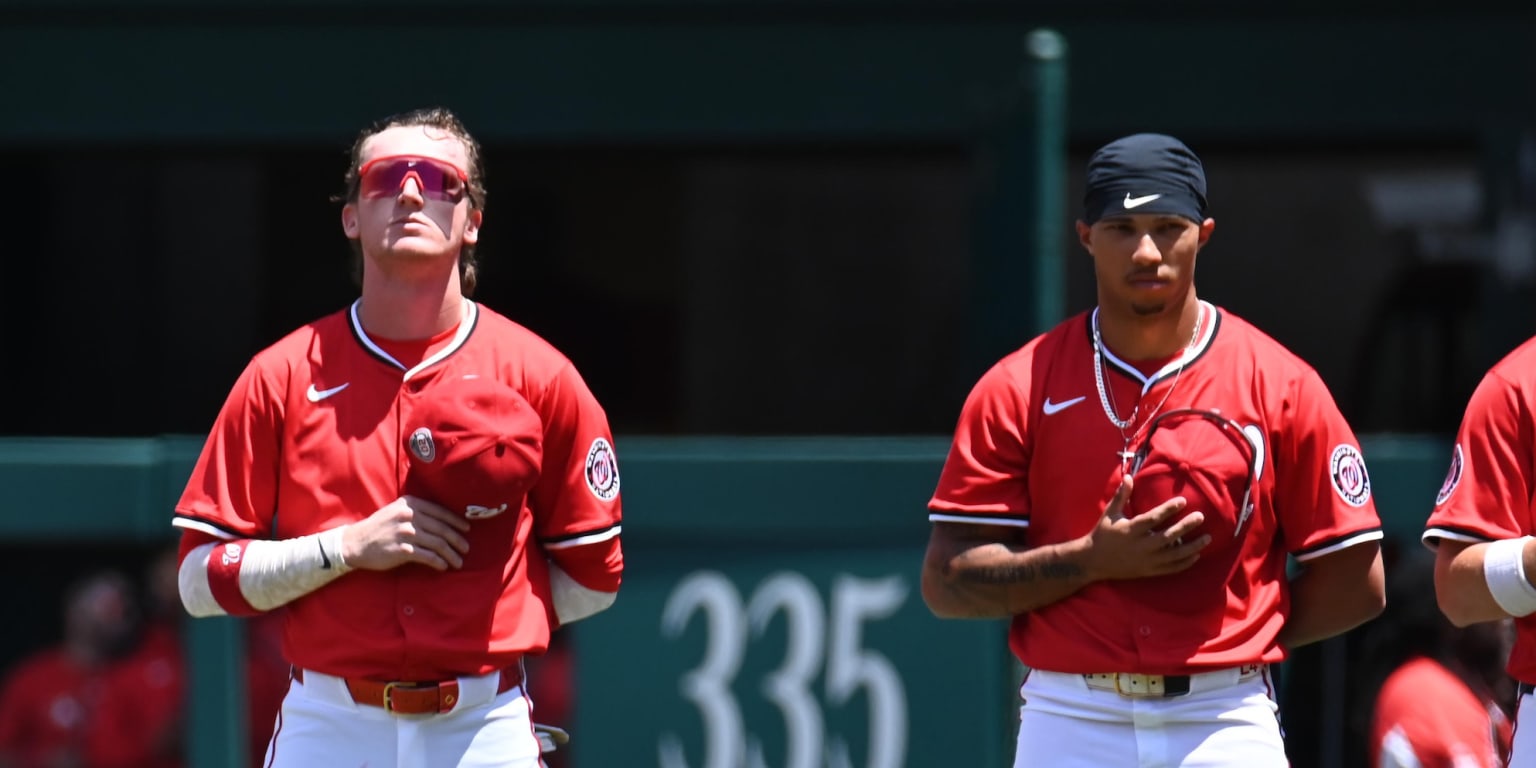 Robert Hassell III, Daylen Lile arrive with Nationals