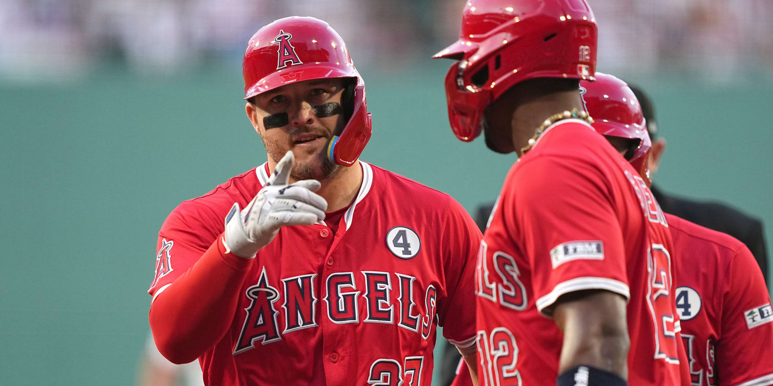 Angels make history with 3 HRs in 1st inning at Fenway Park