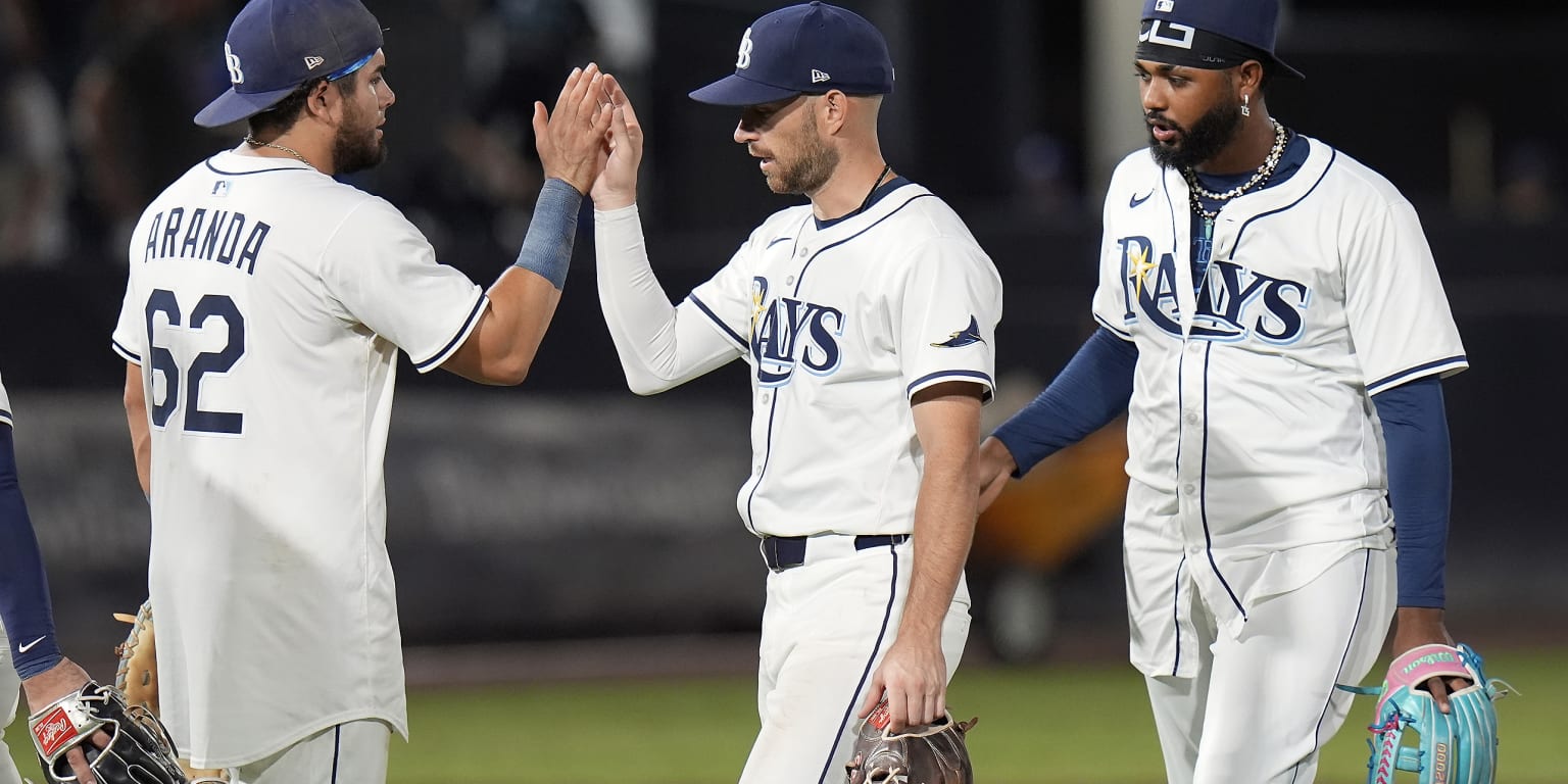 Rays' offense stays hot in win over Rangers