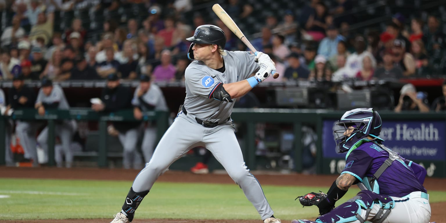 Kyle Stowers homers in Marlins' win over D-backs