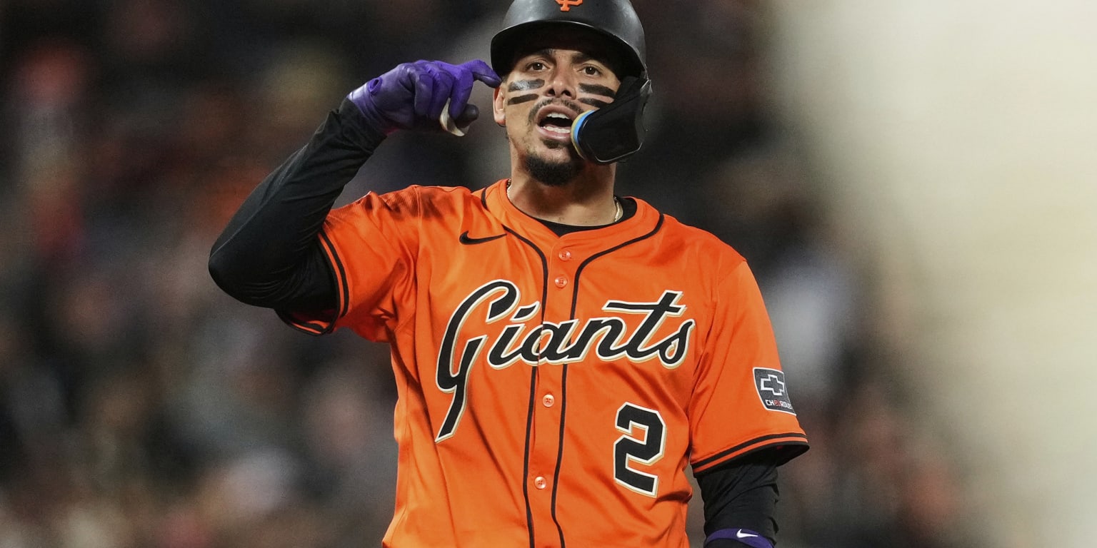 Willy Adames homers, triples as Giants win opener vs. Dodgers